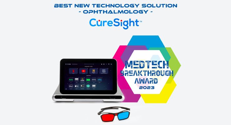 CureSight Amblyopia Treatment Device Wins MedTech Breakthrough Award - Medical Product Outsourcing
