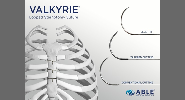 Able Medical Releases to Market its Looped Sternotomy Sutures - Medical ...